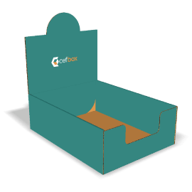 Custom Display Boxes with Double Sides Printing | cefBox