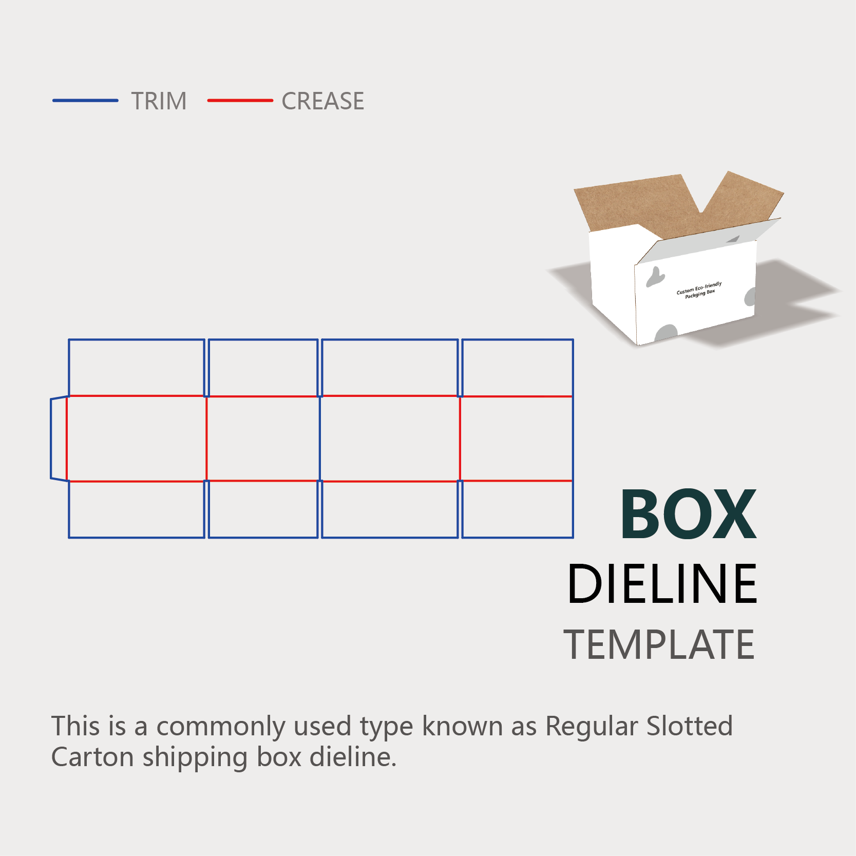 Collection of Shipping Boxes Design Templates, Dielines | cefBox