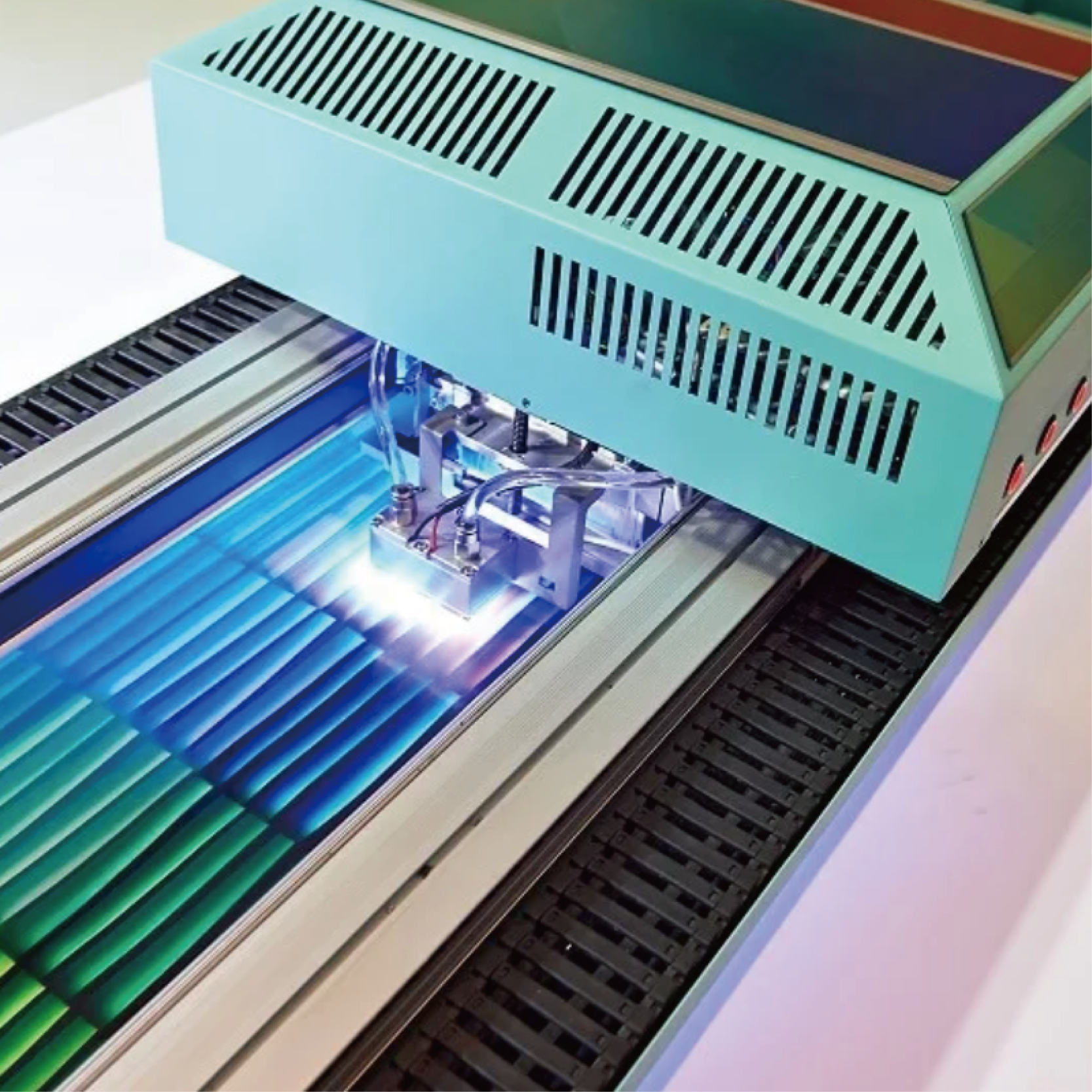 UV print, a combination of inkjet printing and UV curing. | cefBox