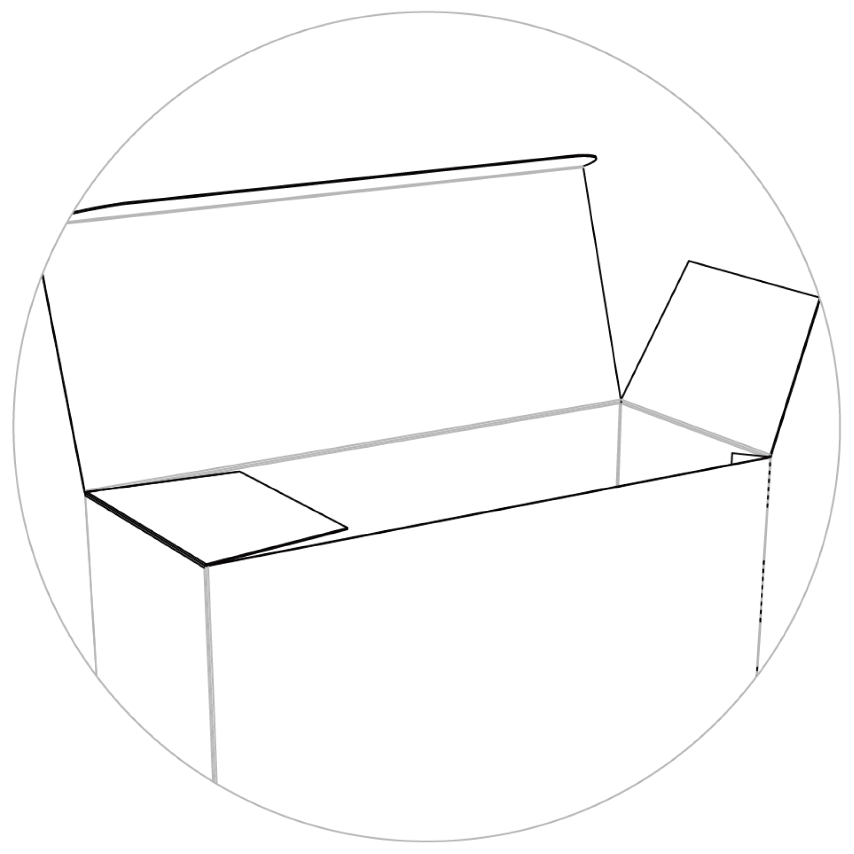 Dust Flaps, a type of design of a packaging box | cefBox