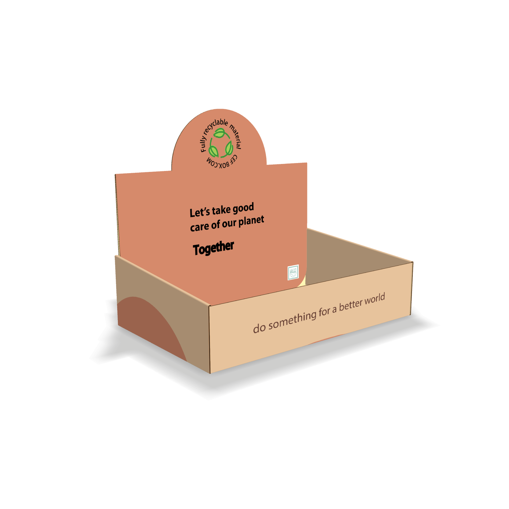 Custom Display Boxes with Printing on Both Sides | cefBox