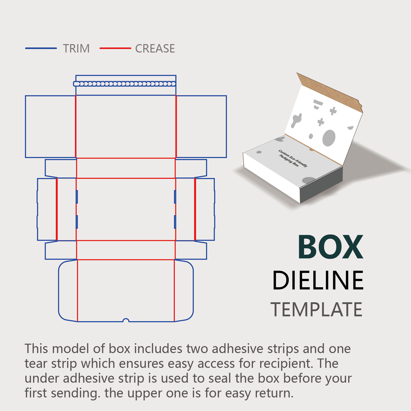 Custom Packaging Box Dielines | cefBox