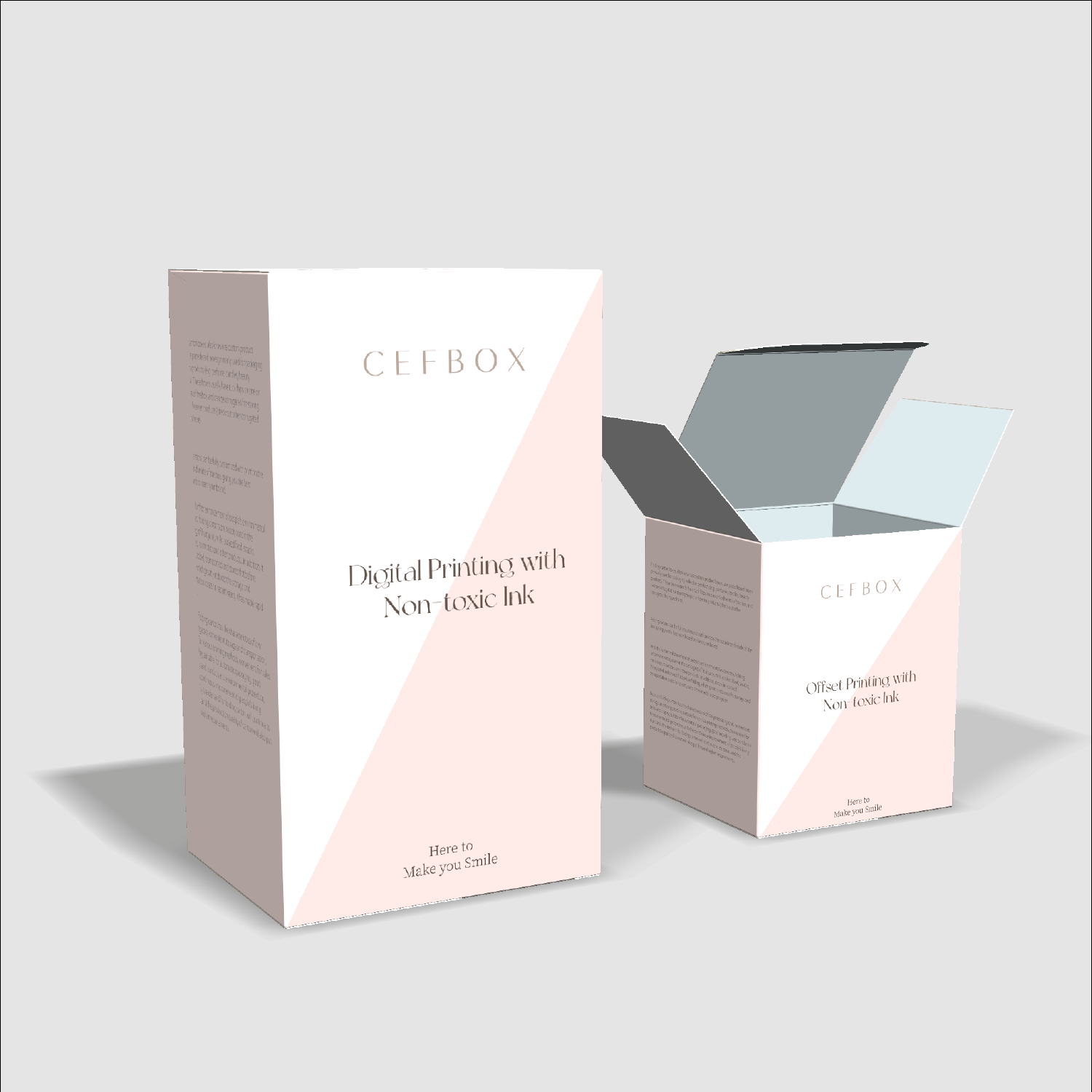 Custom Corrugated & Kraft Paper Folding Carton Boxes | cefBox