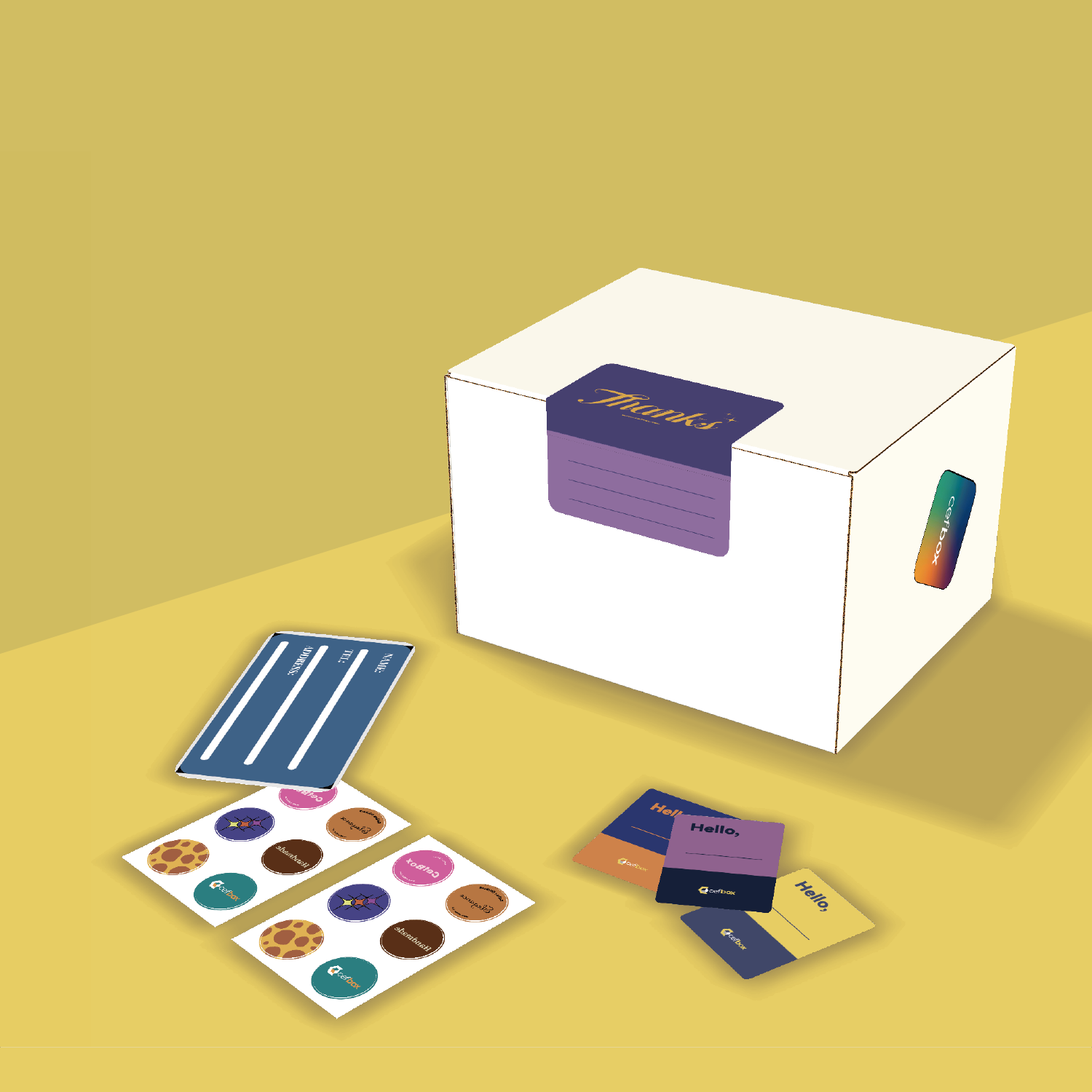 Stickers, Custom Packaging Stickers & Labels | cefBox