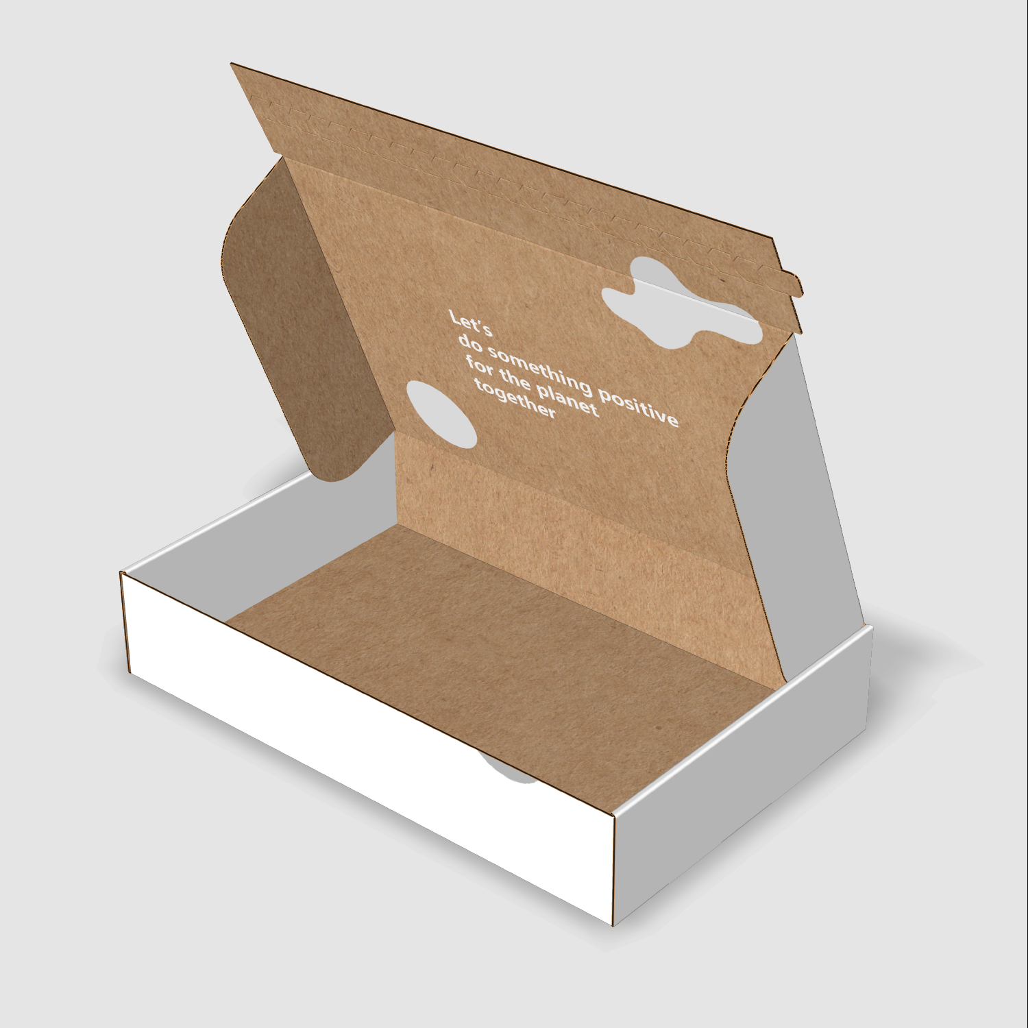 Custom with-tear-strip mailer boxes | cefBox