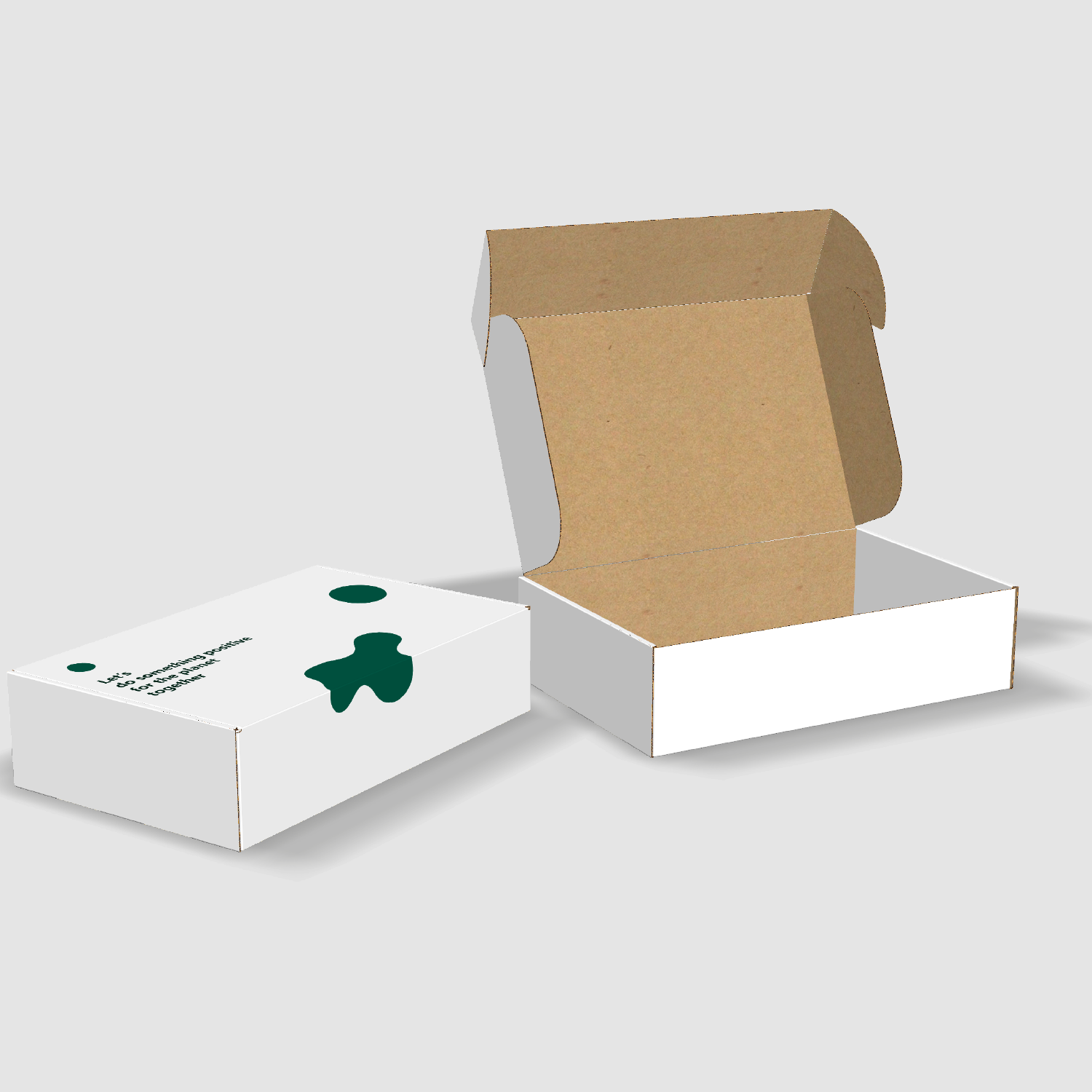Custom Mailer Boxes with Printing on Single Outside | cefBox
