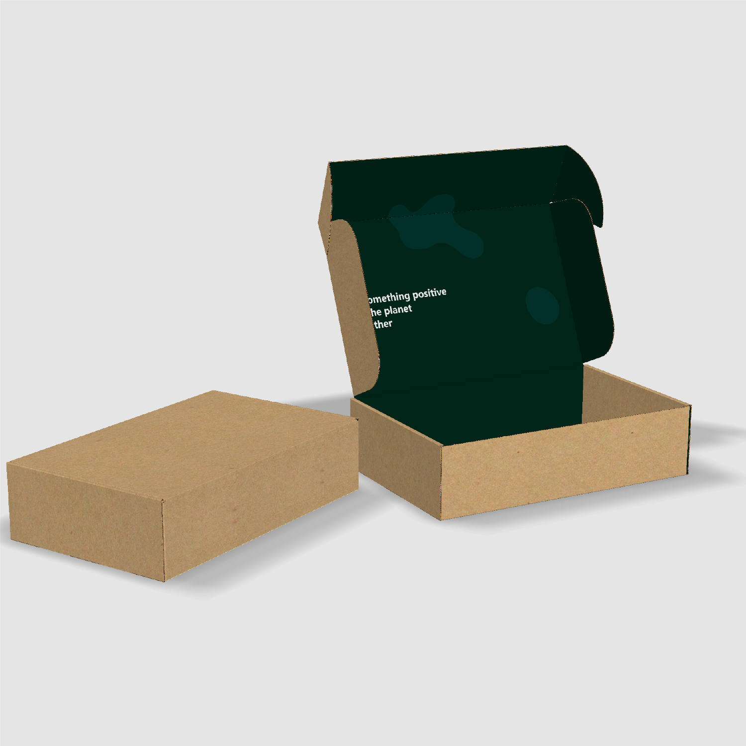 Custom Mailer Boxes with Printing on Single Inside | cefBox