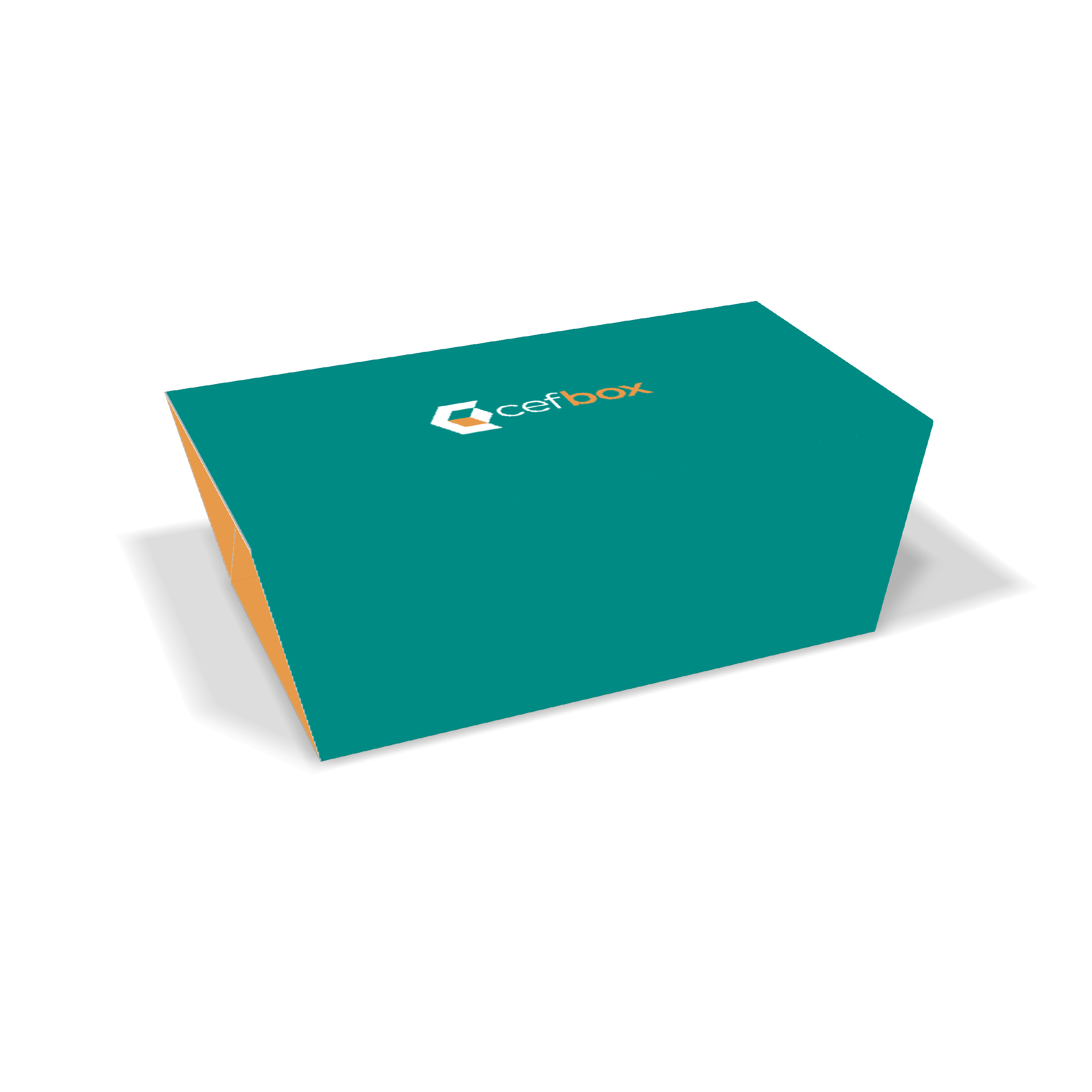 Customizable Dieline. Type: Trapezoidal Sleeve | cefBox