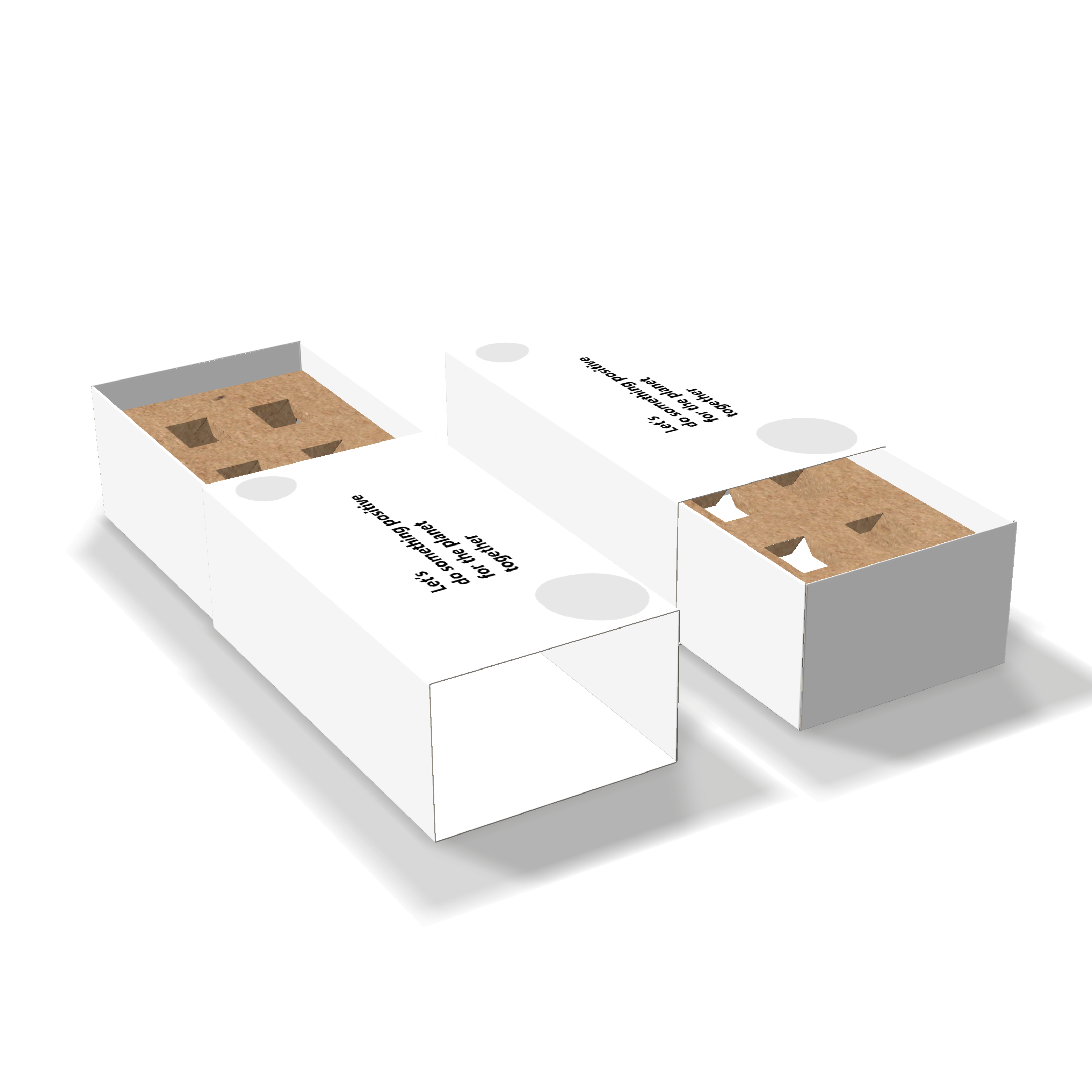 Thin Wall Tray and Sleeve Box with inserts | cefBox