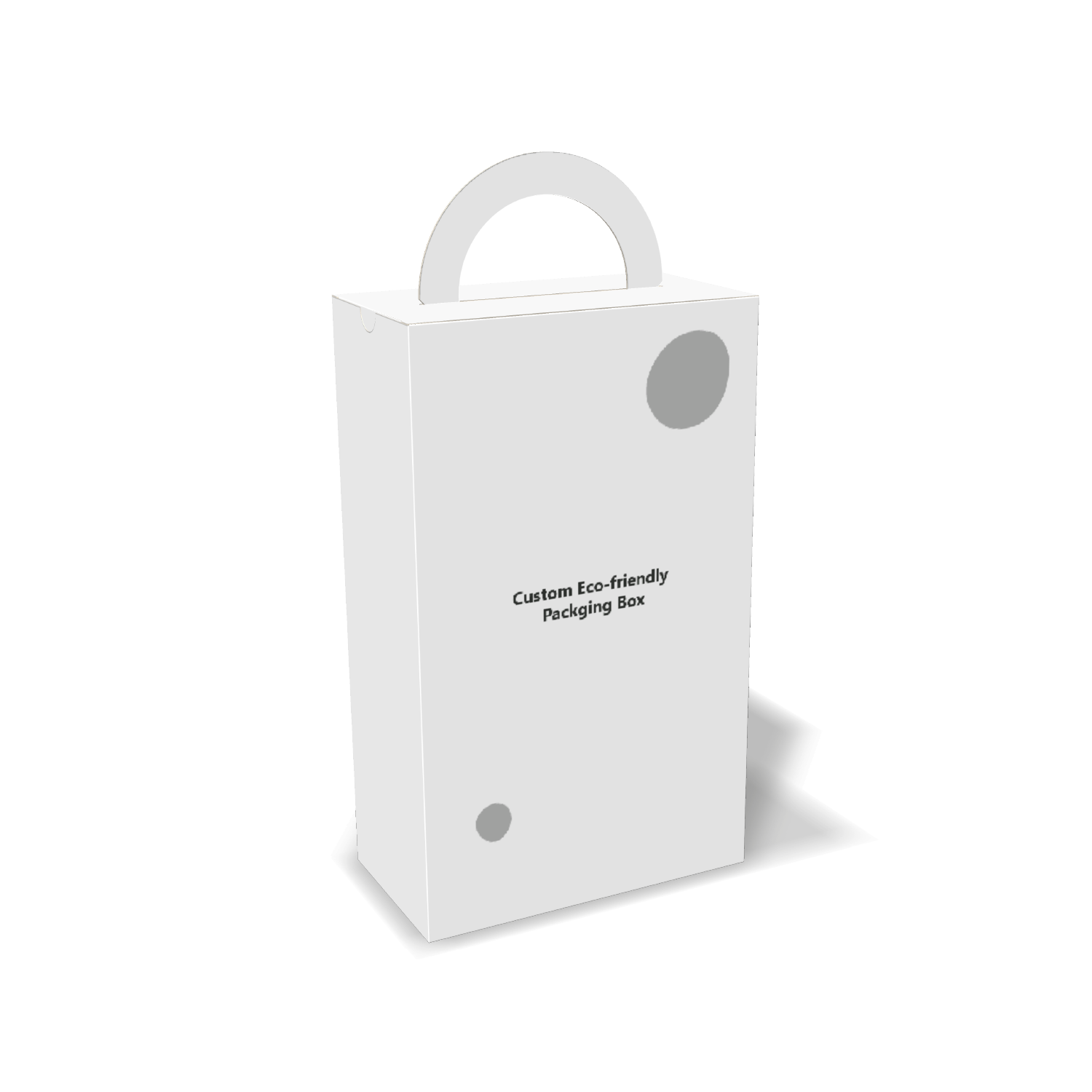 Custom Snap Lock Folding Carton with Arc Handler | cefBox