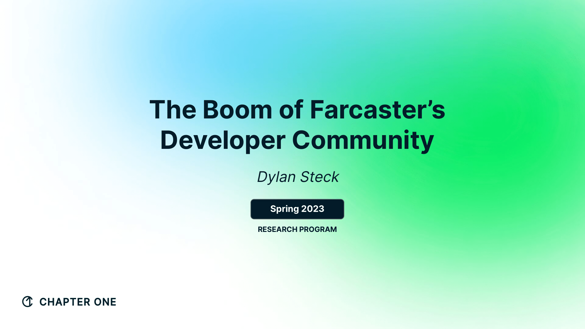 The Boom of Farcaster's Developer Community | Dylan Steck