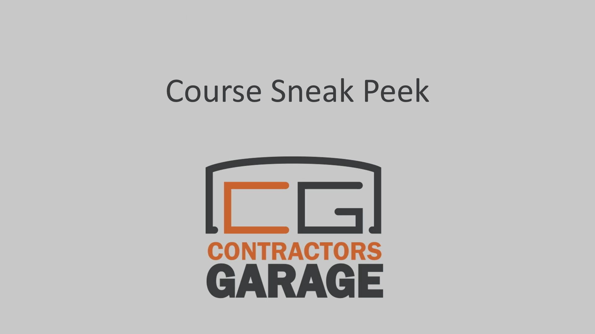 Contractor Garage™