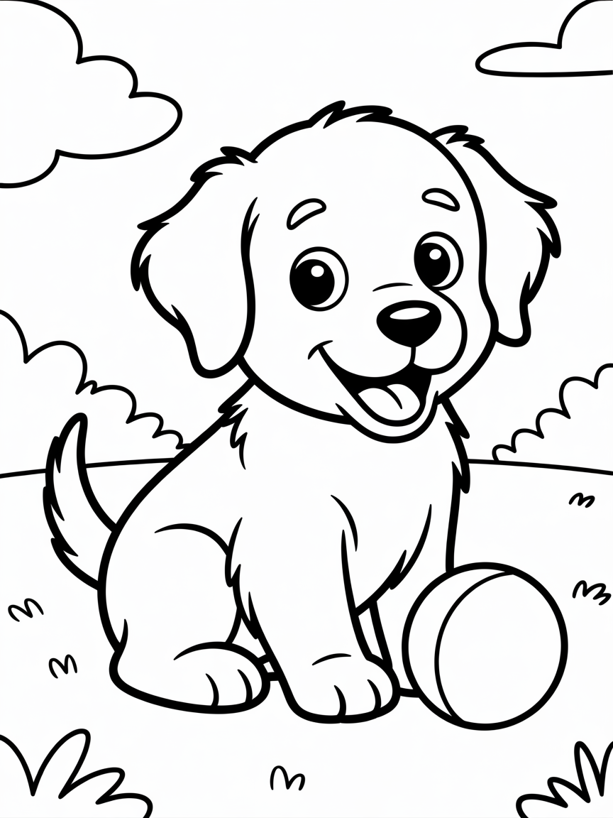 pet - Free Coloring Page