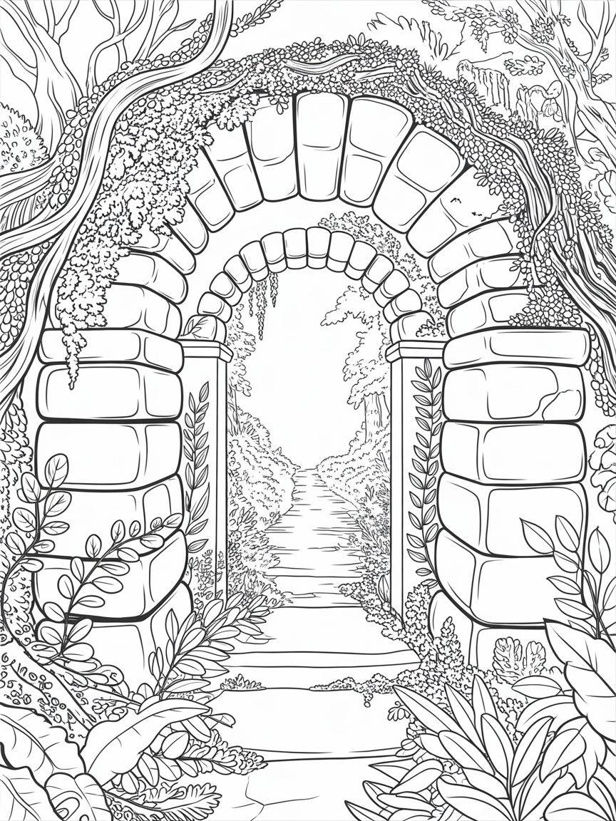 Stone - Free Coloring Page