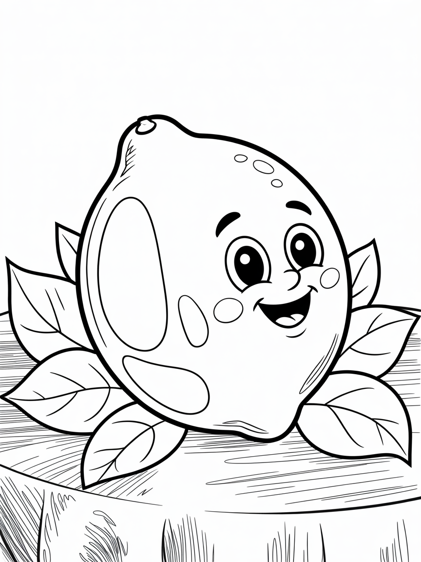 Yellow - Free Coloring Page