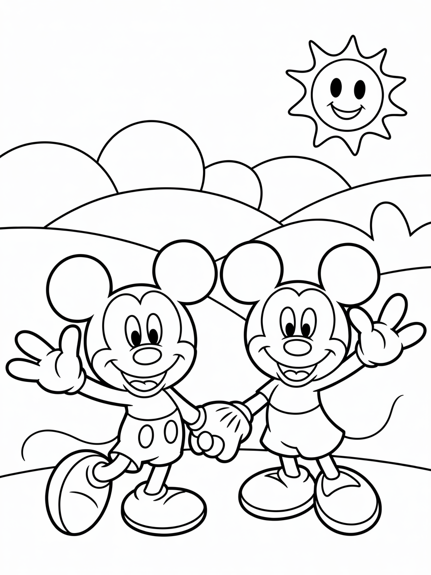 Disney - Free Coloring Page
