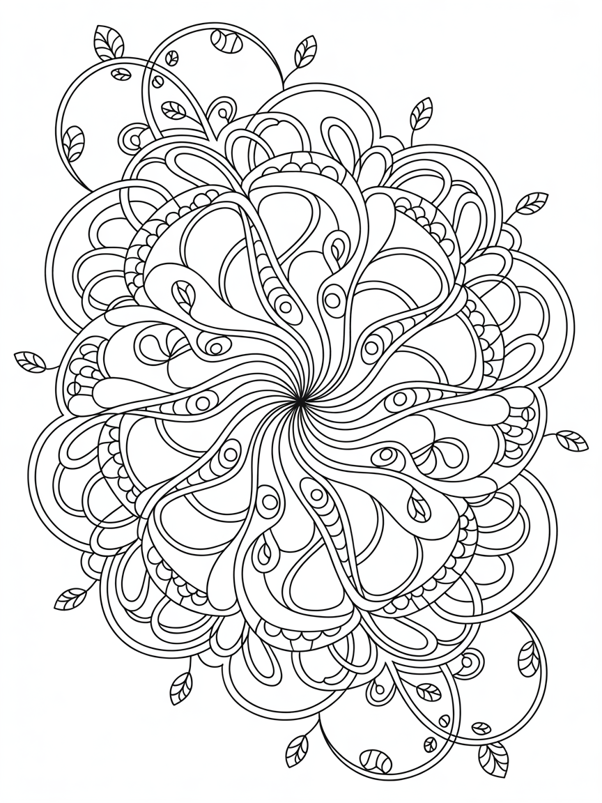 Nothing - Free Coloring Page