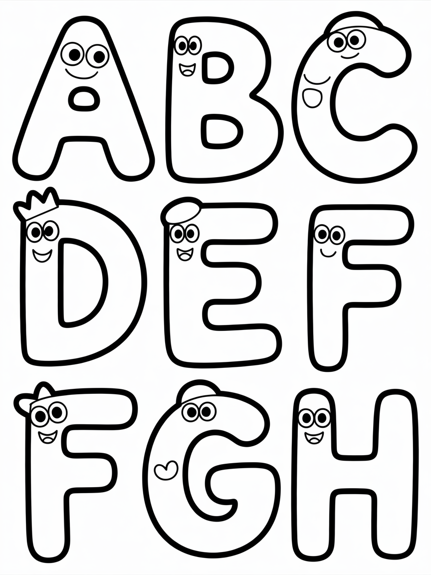 names - Free Coloring Page