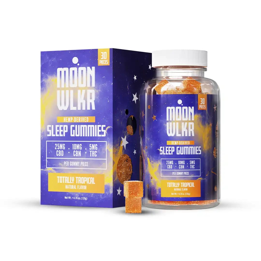 CBD: CBN : THC Sleep Gummies — Totally Tropical - MoonWlkr