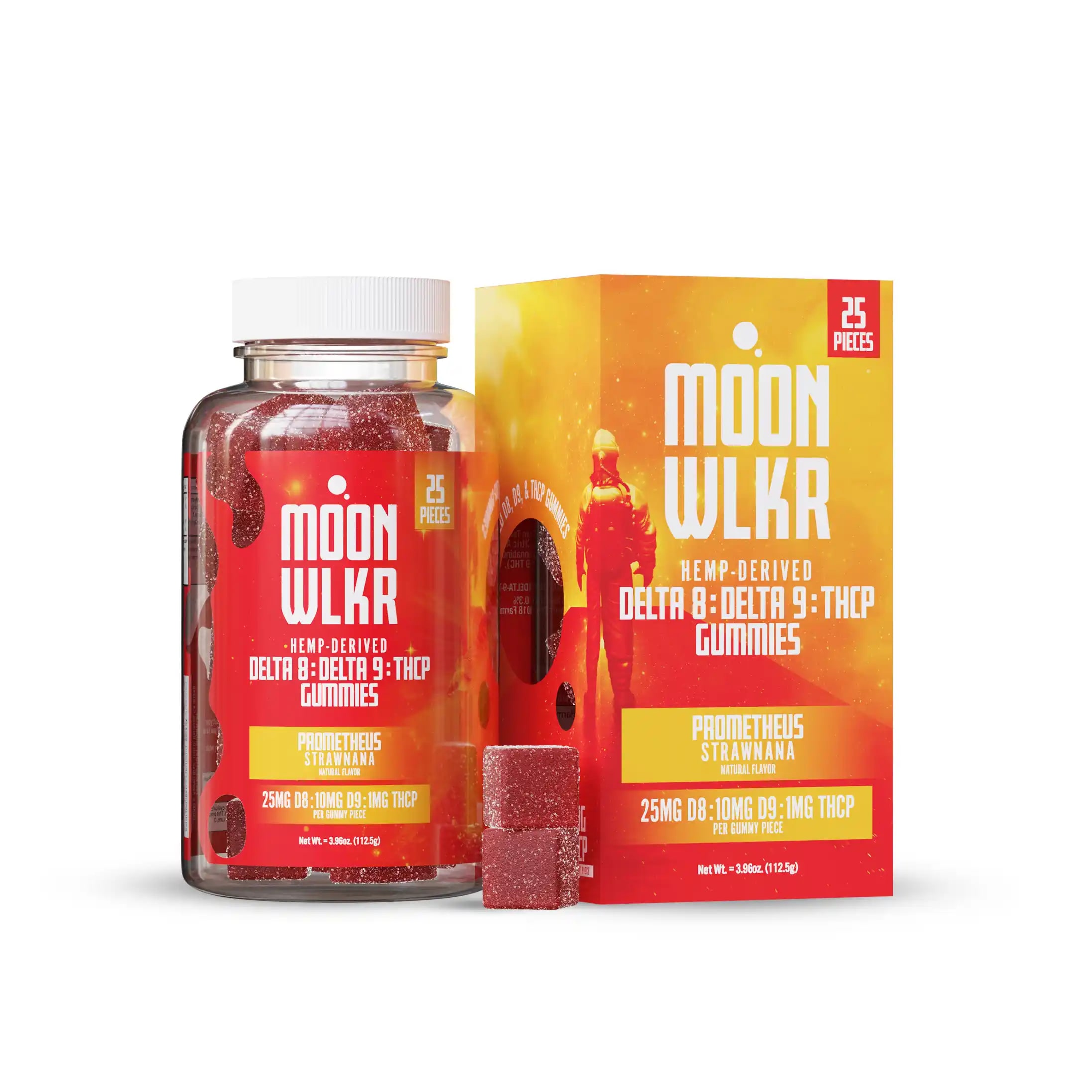 THCP Blend Gummies — Strawnana - MoonWlkr