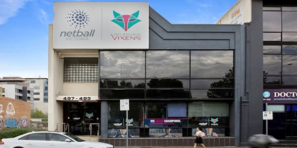 Netball Victoria's west-Melbourne office building listed...