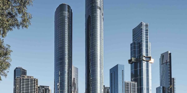Melbourne Square tops out first two towers, release welln...