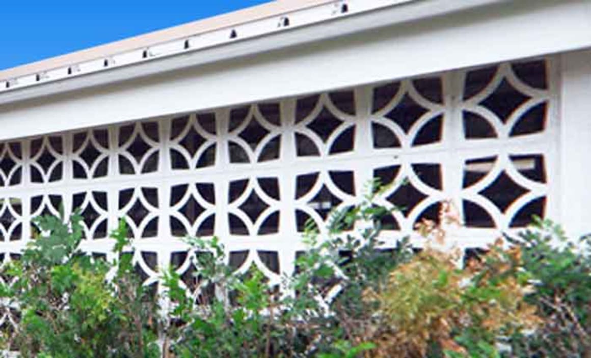 Decorative Concrete Screen Blocks Perth | Shelly Lighting