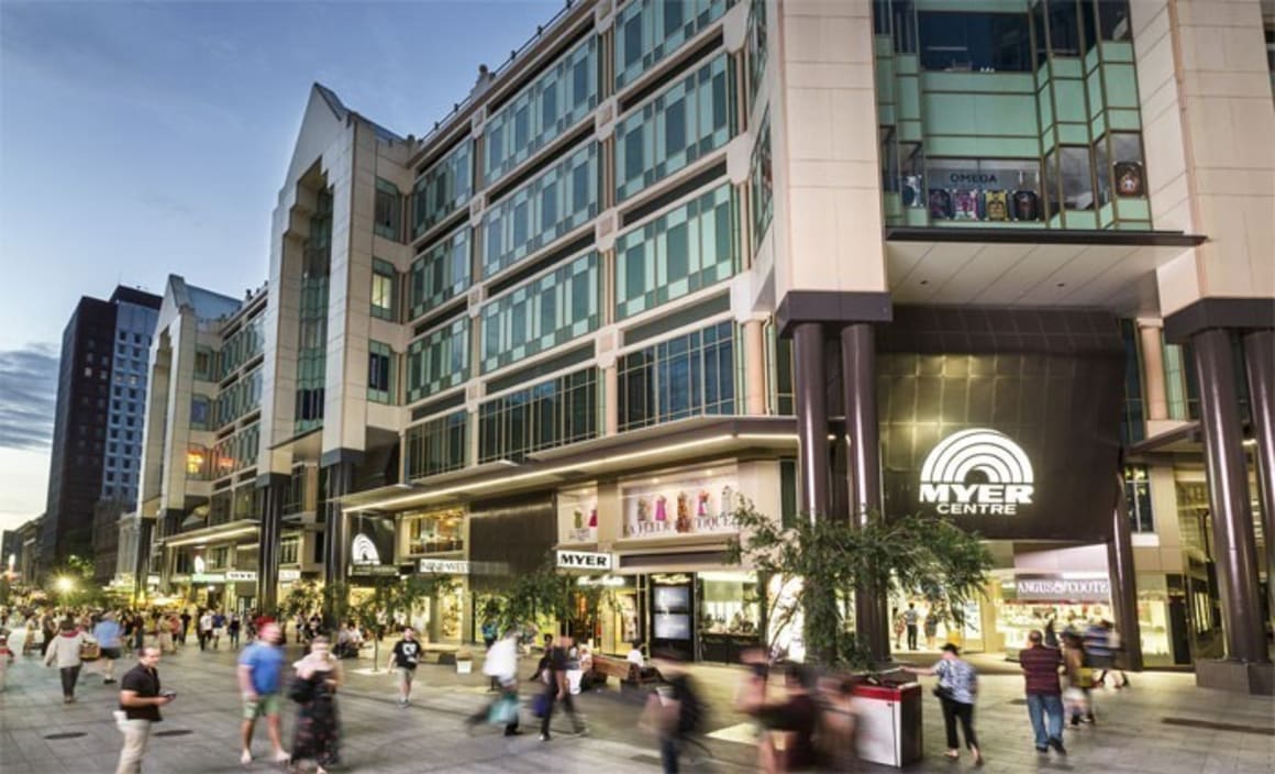 Adelaide’s largest CBD shopping centre, Myer Centre Adela...