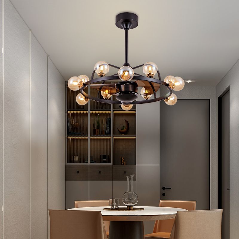 Buy Bolle-Fan LED Ceiling-mounted Light Sandy Black Nigeria | Precise Lighting