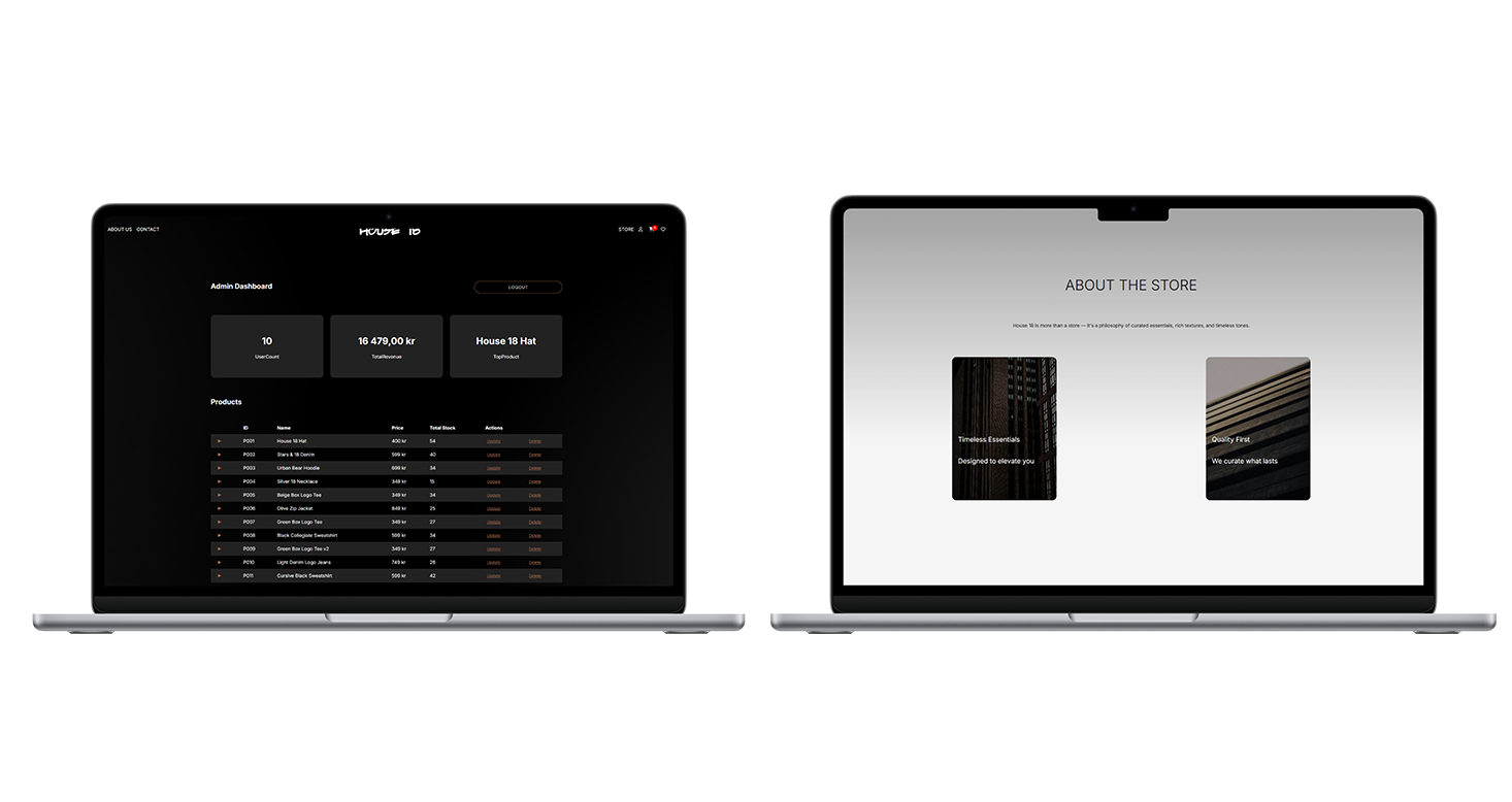 GitHub - nickem00/house-18: Fullstack e-commerce app built as a university project. Features ...