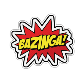 sheldon bazinga poster