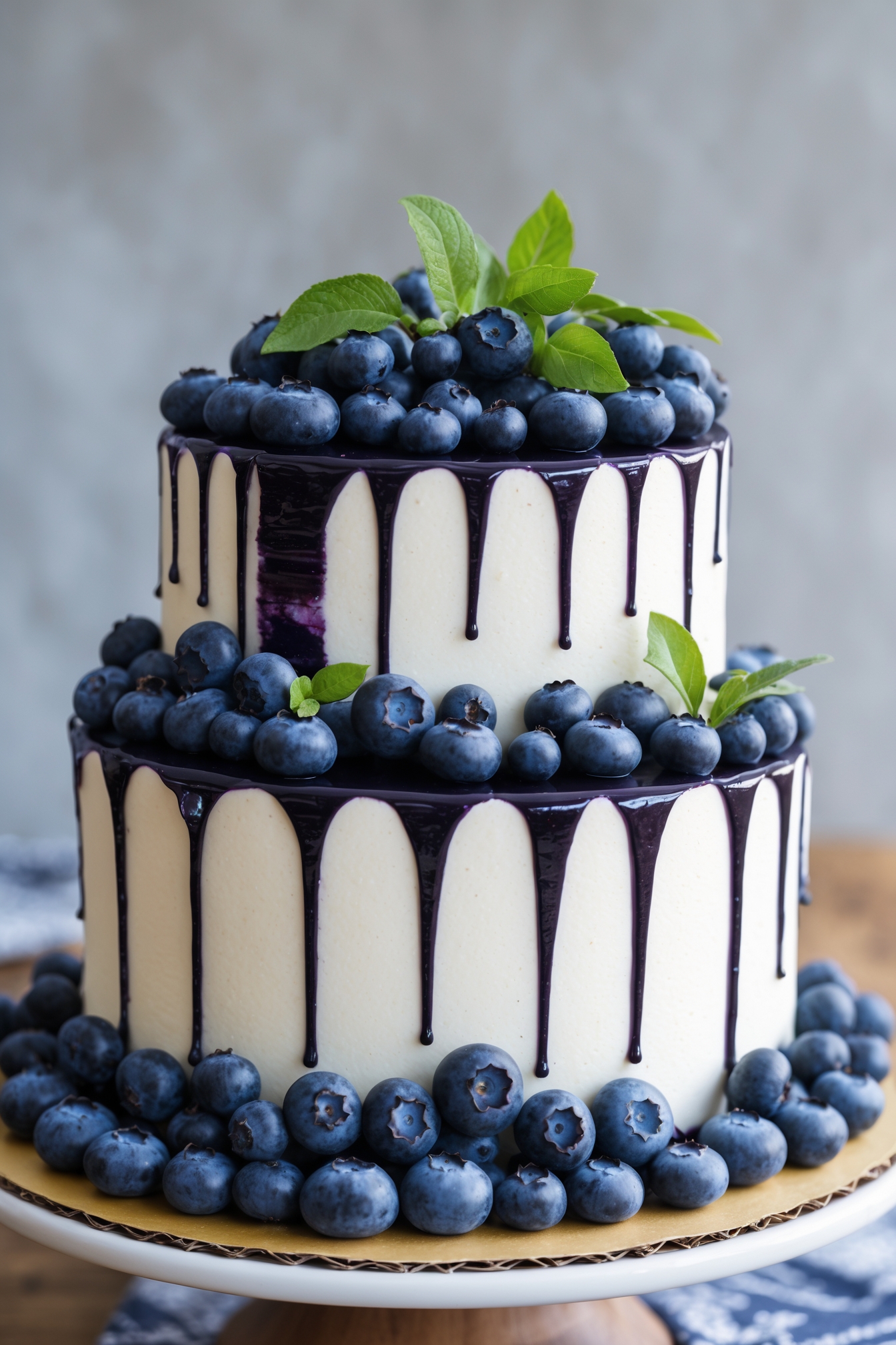 20+ Creative Blueberry Cake Decoration Ideas - CakeRe