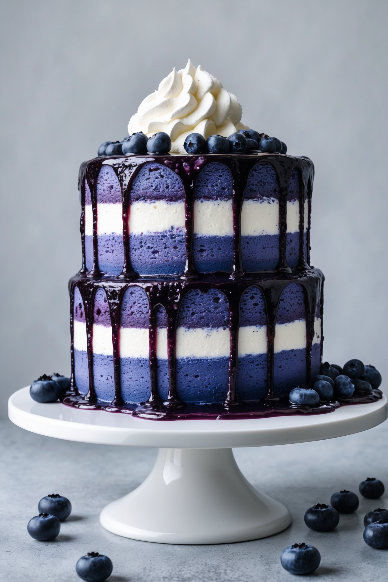 20+ Creative Blueberry Cake Decoration Ideas - CakeRe
