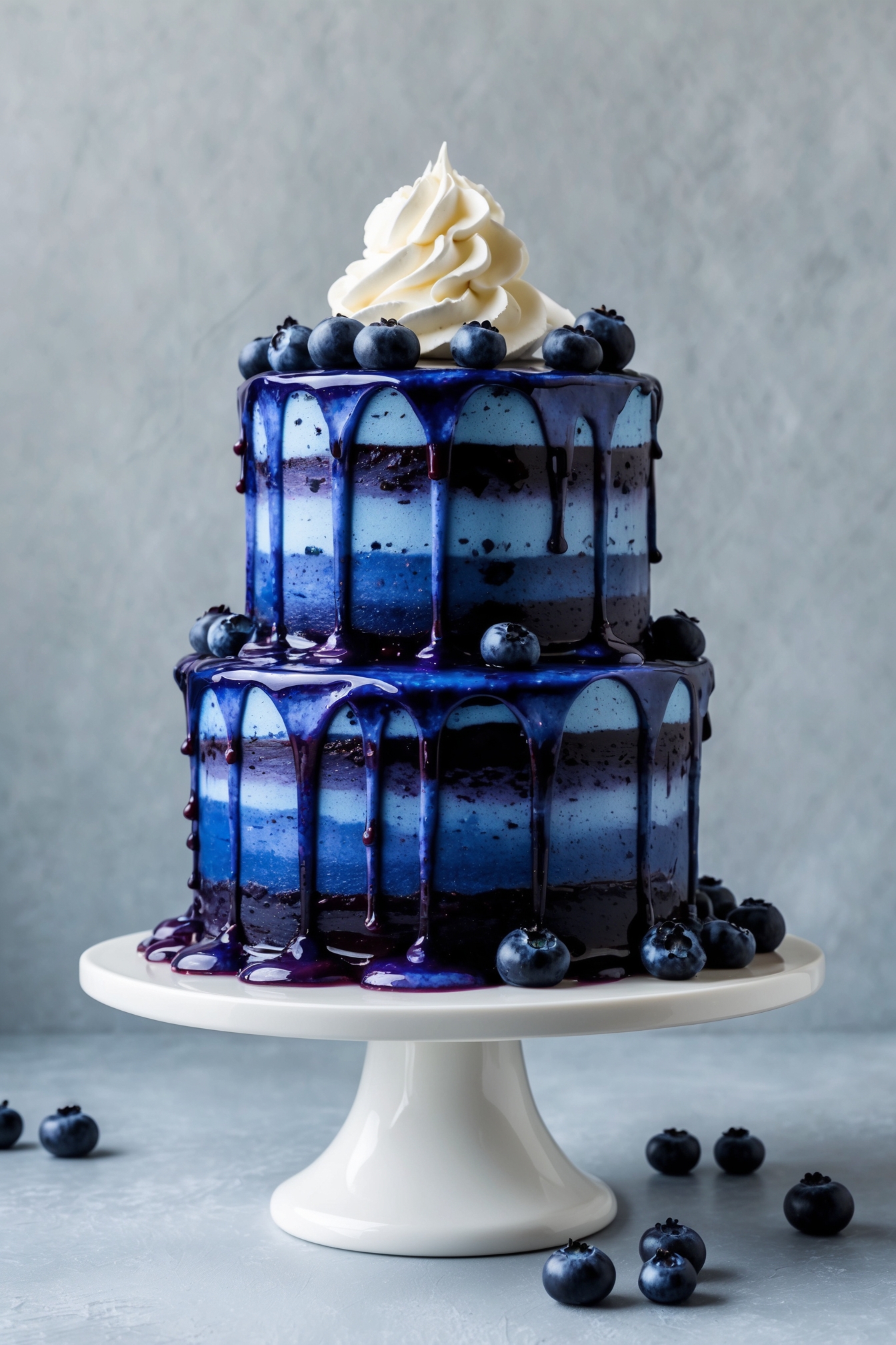 20+ Creative Blueberry Cake Decoration Ideas - CakeRe