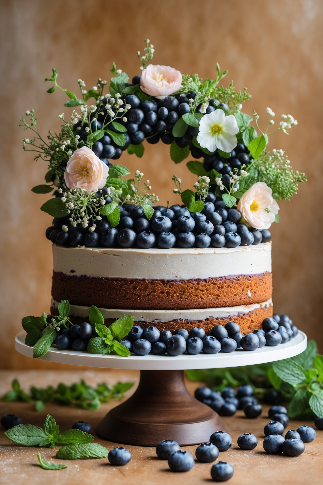 20+ Creative Blueberry Cake Decoration Ideas - CakeRe