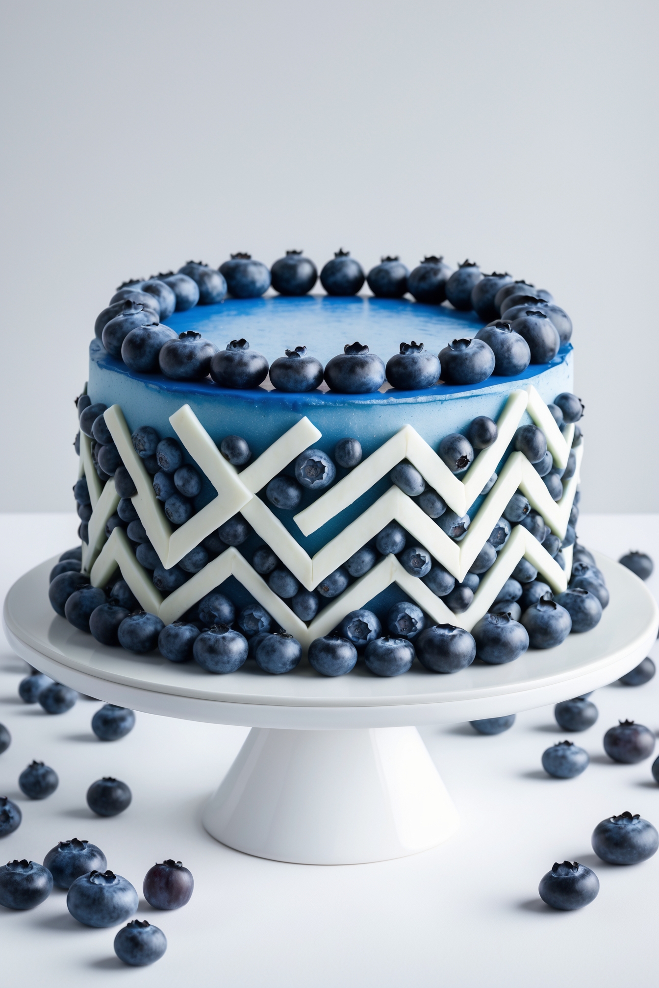 20+ Creative Blueberry Cake Decoration Ideas - CakeRe