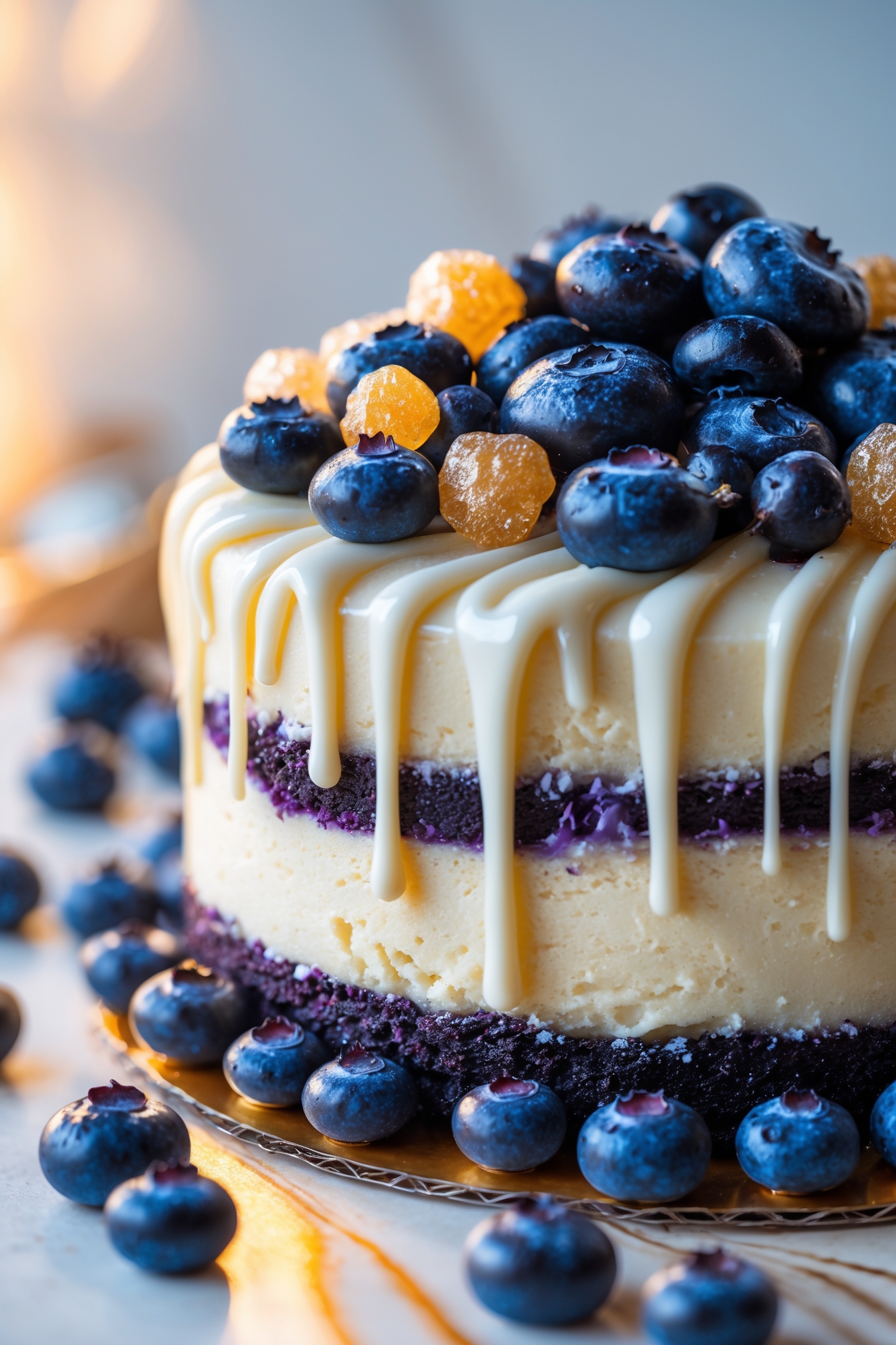 20+ Creative Blueberry Cake Decoration Ideas - CakeRe