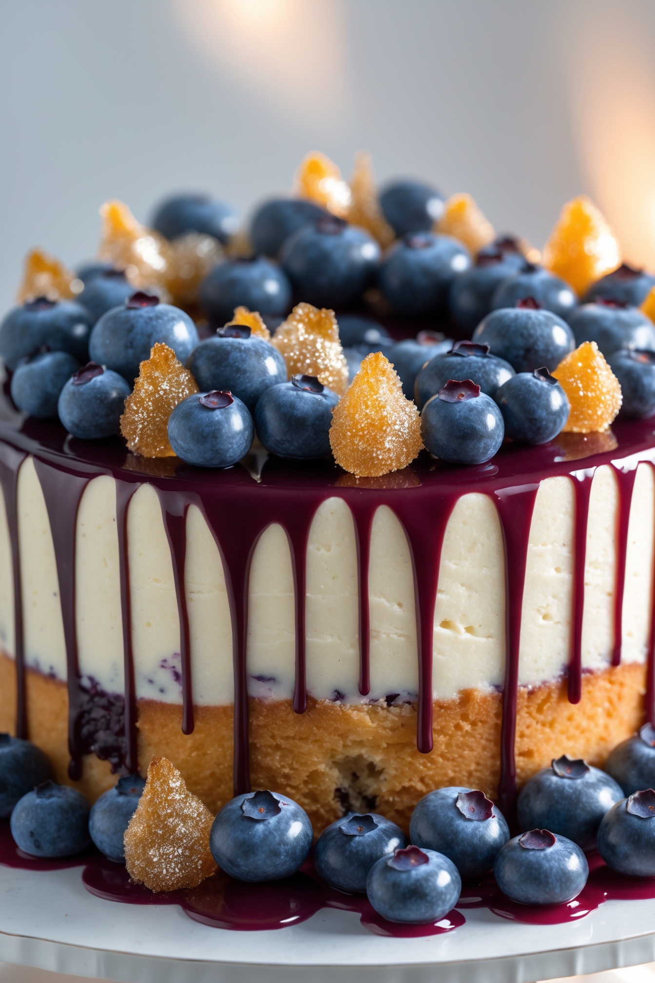 20+ Creative Blueberry Cake Decoration Ideas - CakeRe