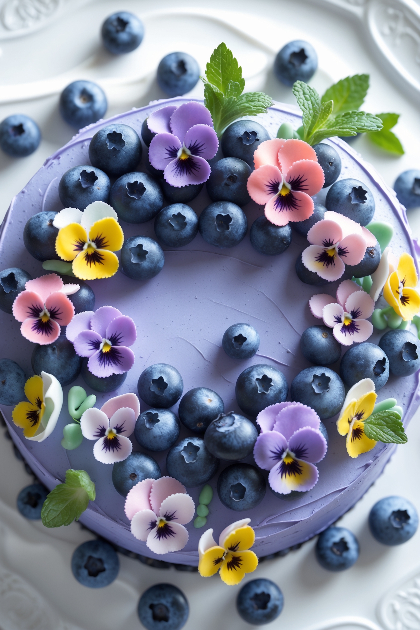 20+ Creative Blueberry Cake Decoration Ideas - CakeRe