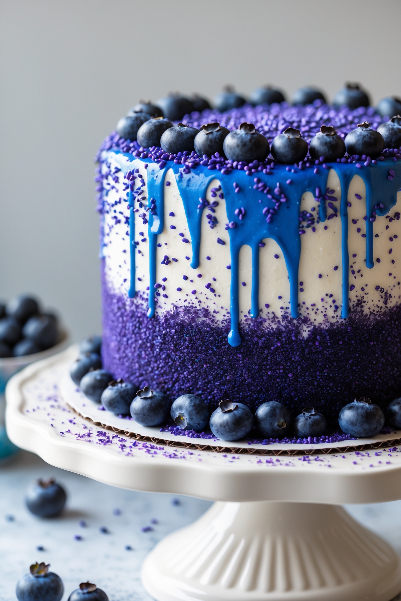 20+ Creative Blueberry Cake Decoration Ideas - CakeRe