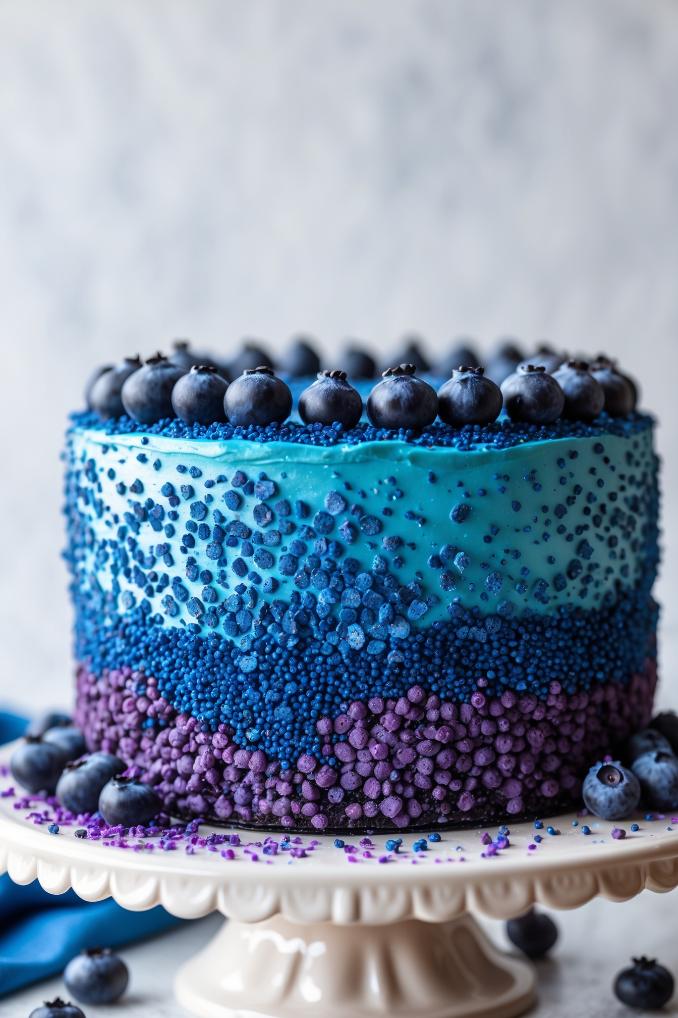 20+ Creative Blueberry Cake Decoration Ideas - CakeRe