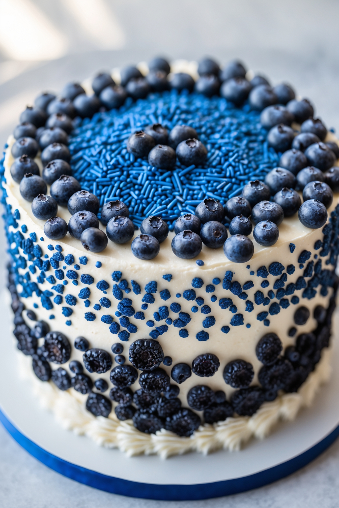 20+ Creative Blueberry Cake Decoration Ideas - CakeRe