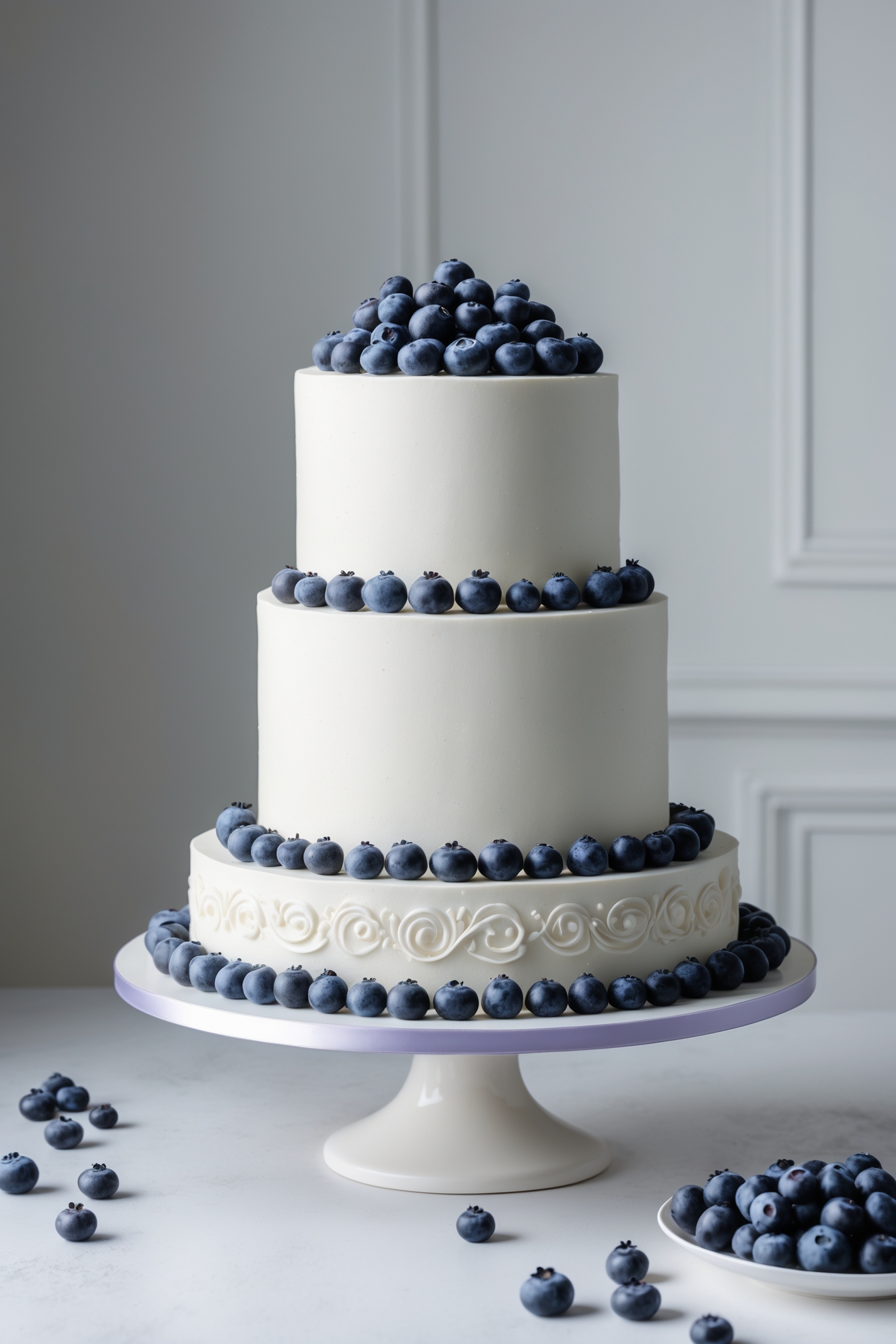 20+ Creative Blueberry Cake Decoration Ideas - CakeRe