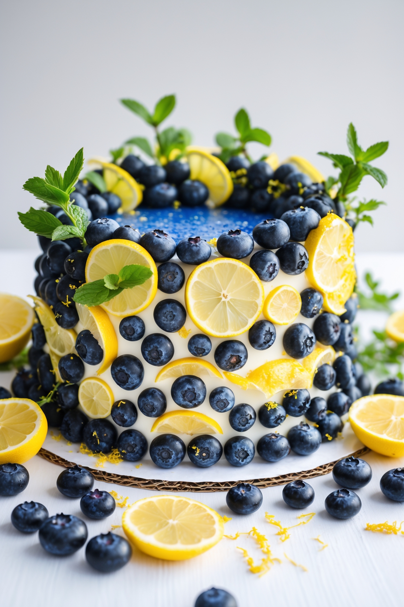 20+ Creative Blueberry Cake Decoration Ideas - CakeRe