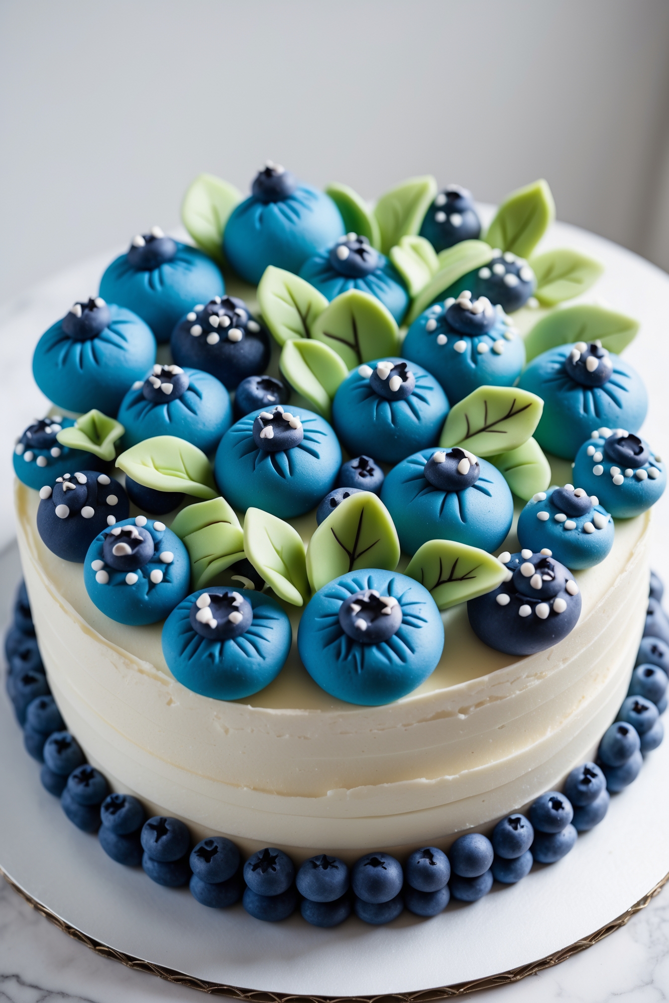 20+ Creative Blueberry Cake Decoration Ideas - CakeRe