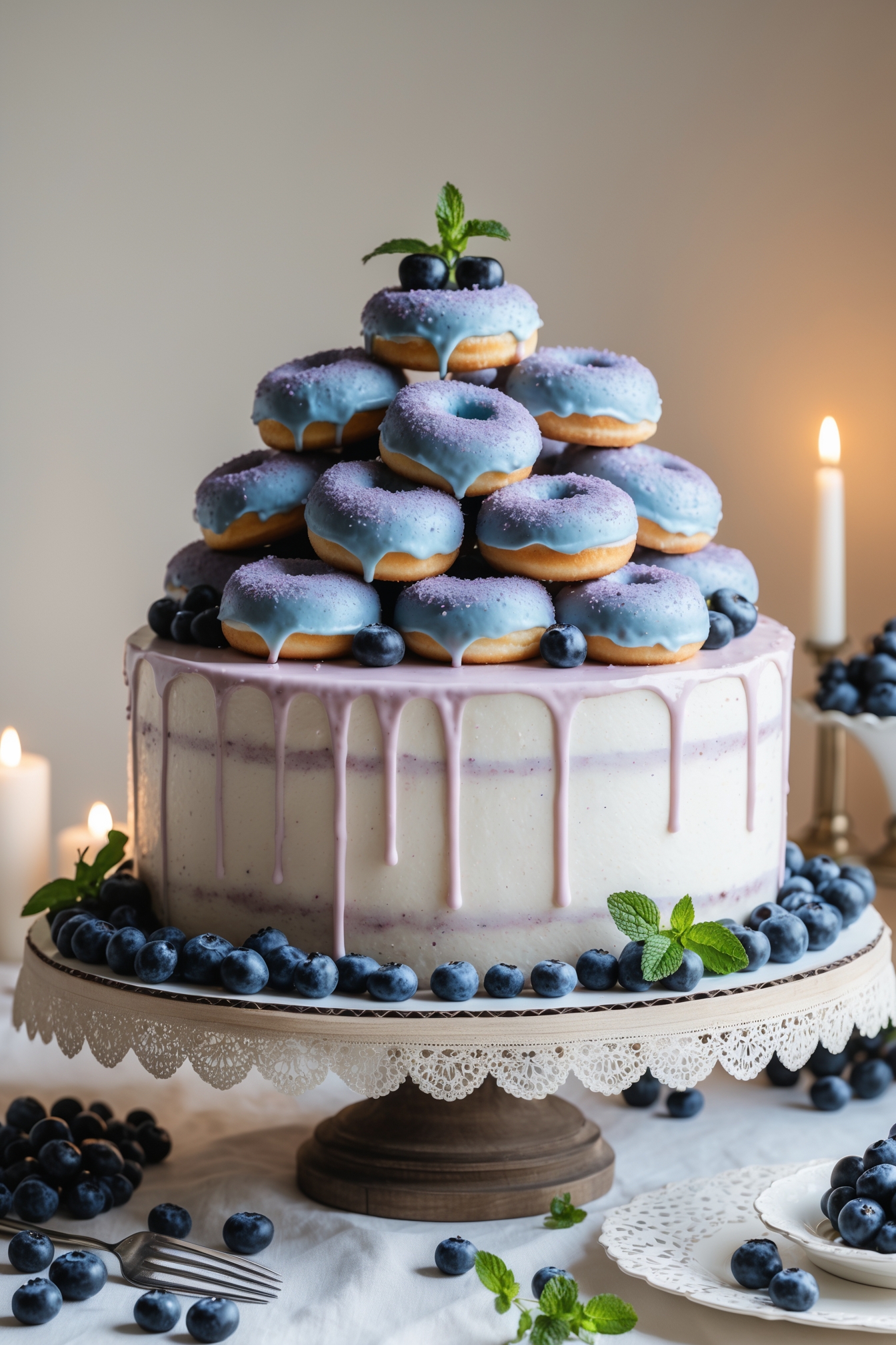 20+ Creative Blueberry Cake Decoration Ideas - CakeRe