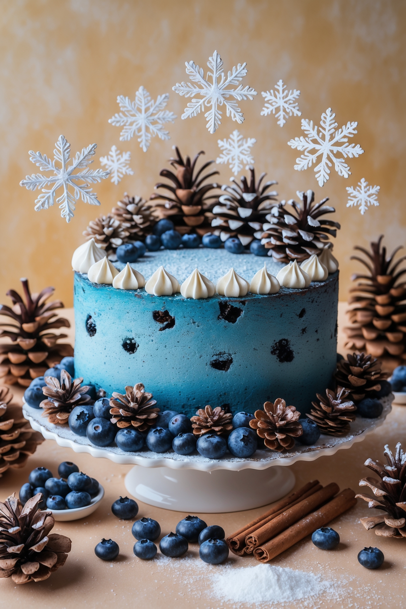 20+ Creative Blueberry Cake Decoration Ideas - CakeRe