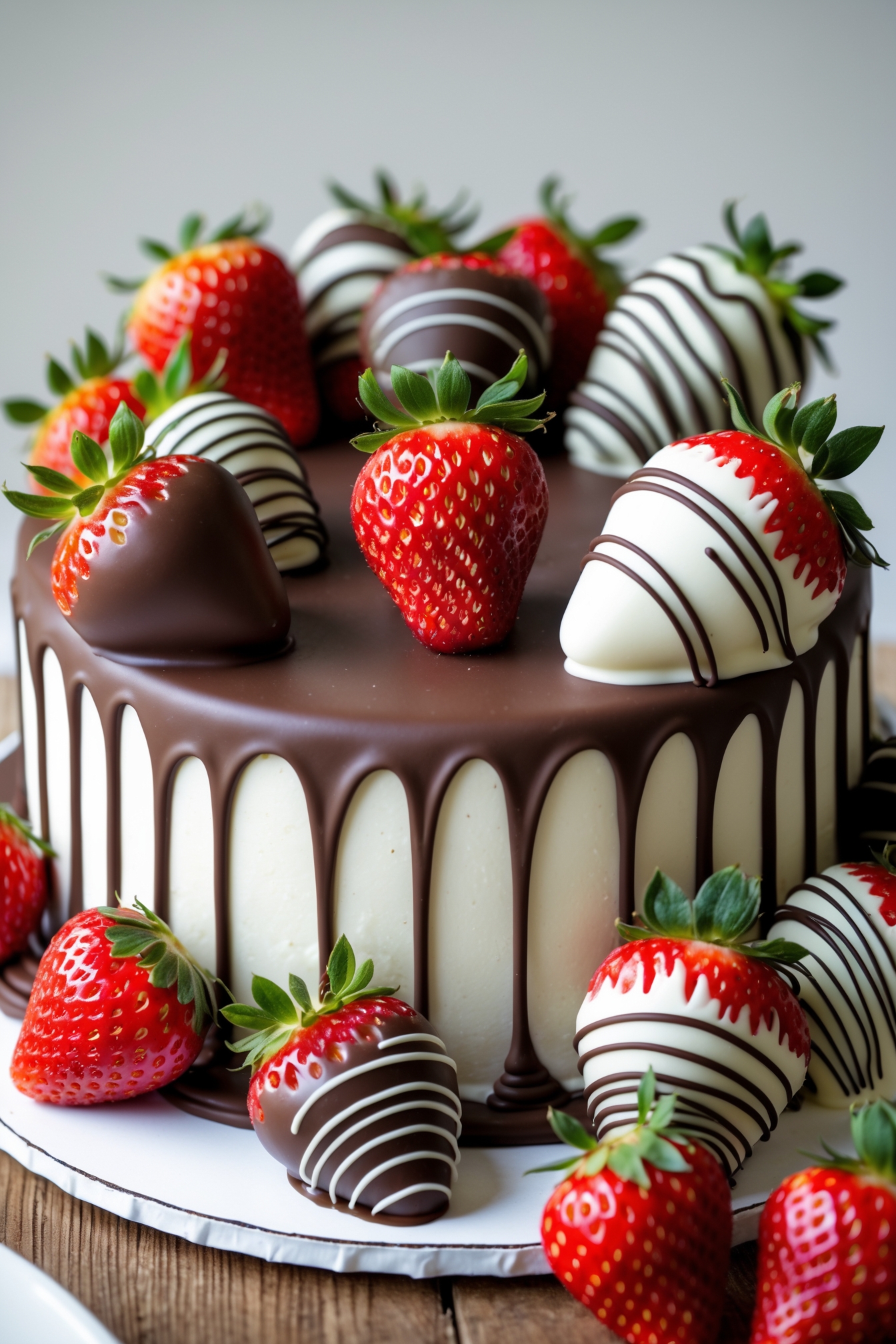 20+ Creative Strawberry Cake Decoration Ideas - CakeRe