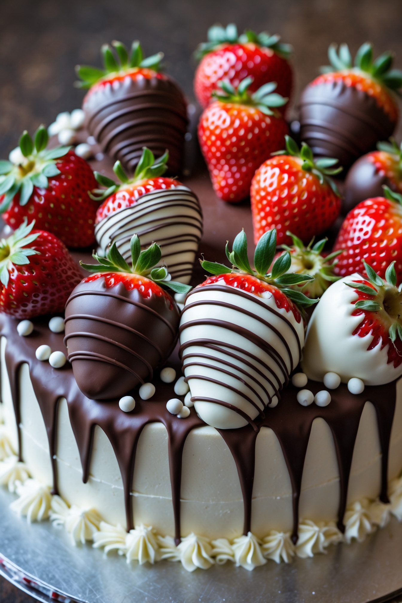 20+ Creative Strawberry Cake Decoration Ideas - CakeRe