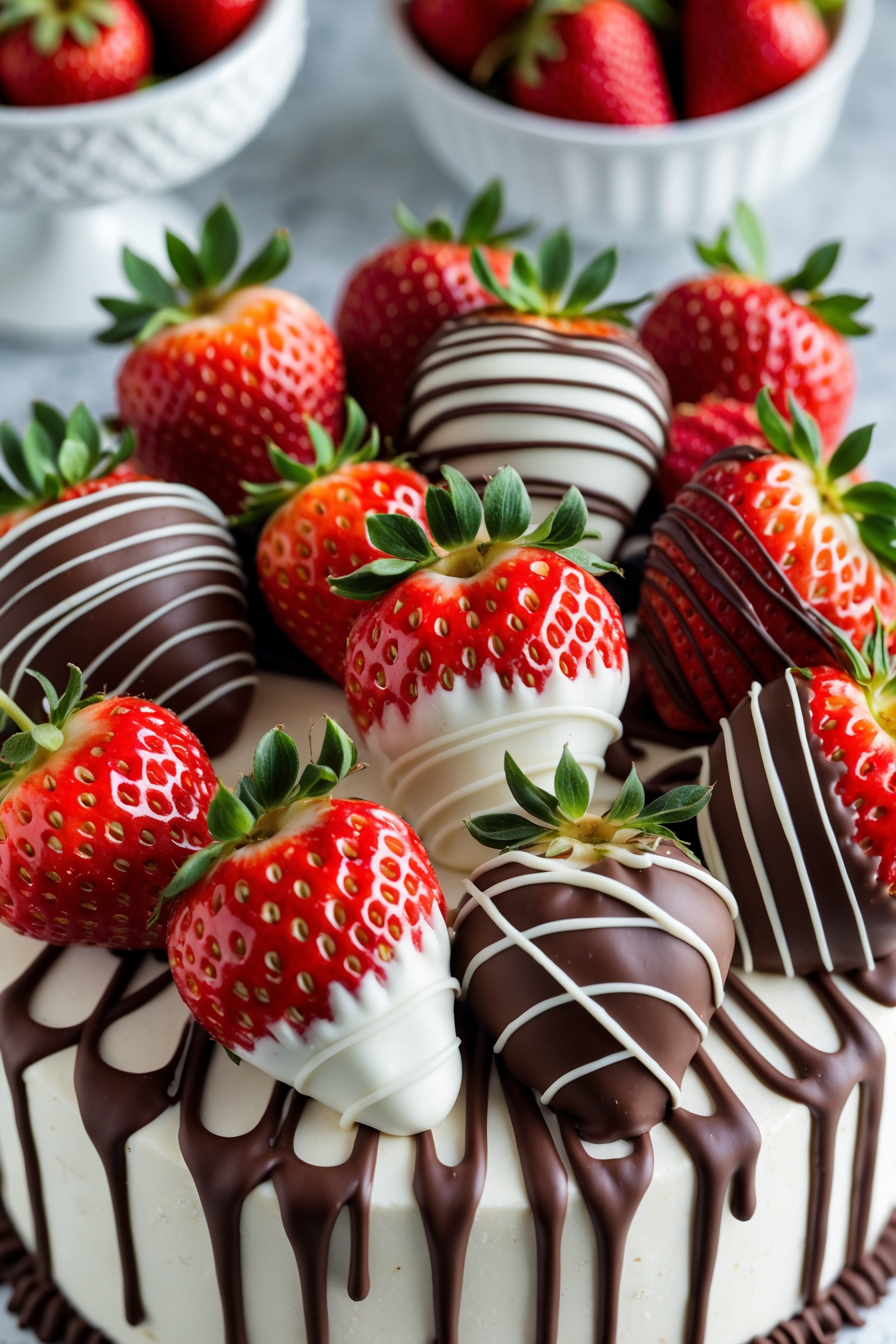 20+ Creative Strawberry Cake Decoration Ideas - CakeRe